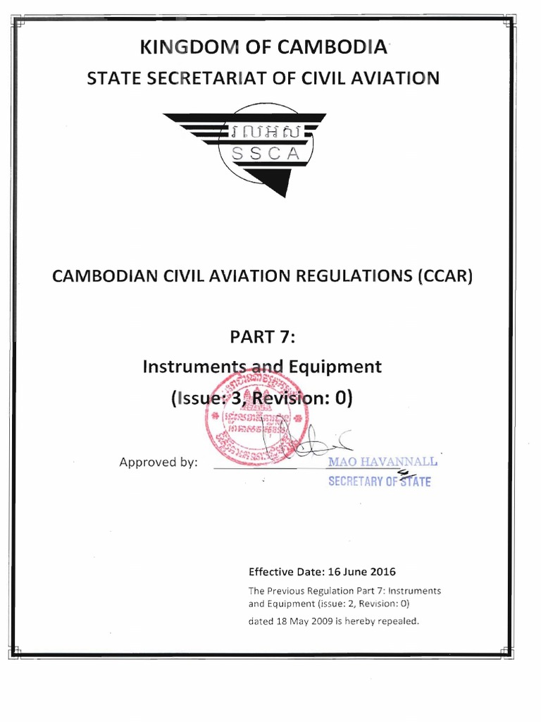 Part 7 Instruments and Equipment | PDF | Flight Recorder | Instrument ...