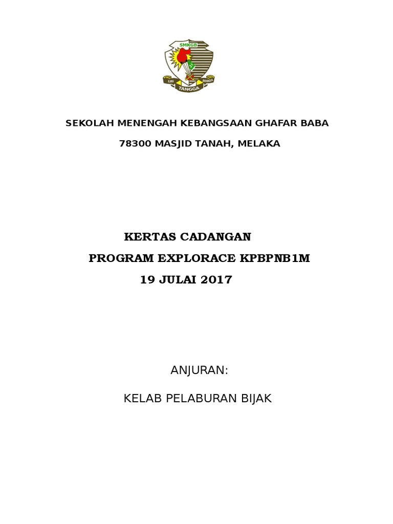 Kertas Cadangan EXPLORACE | PDF