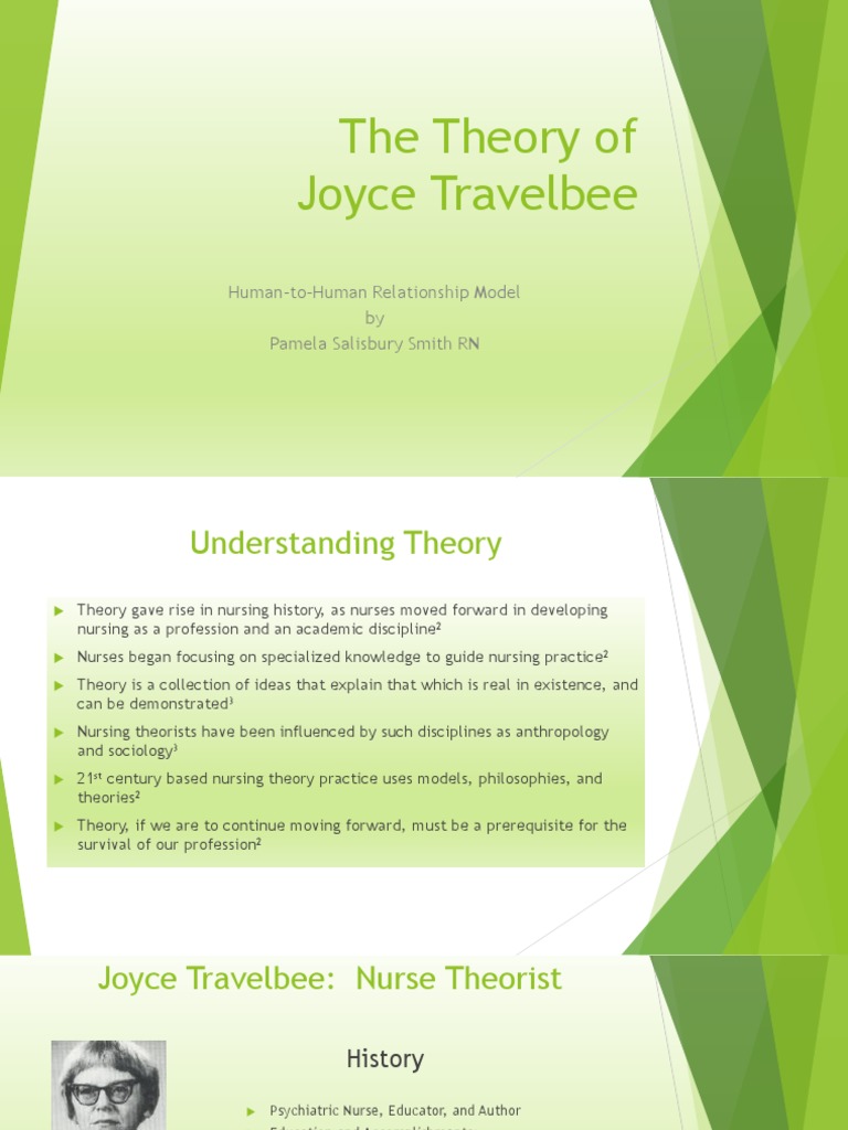 The Theory of Joyce Travelbee: Human-to-Human Relationship Model by ...