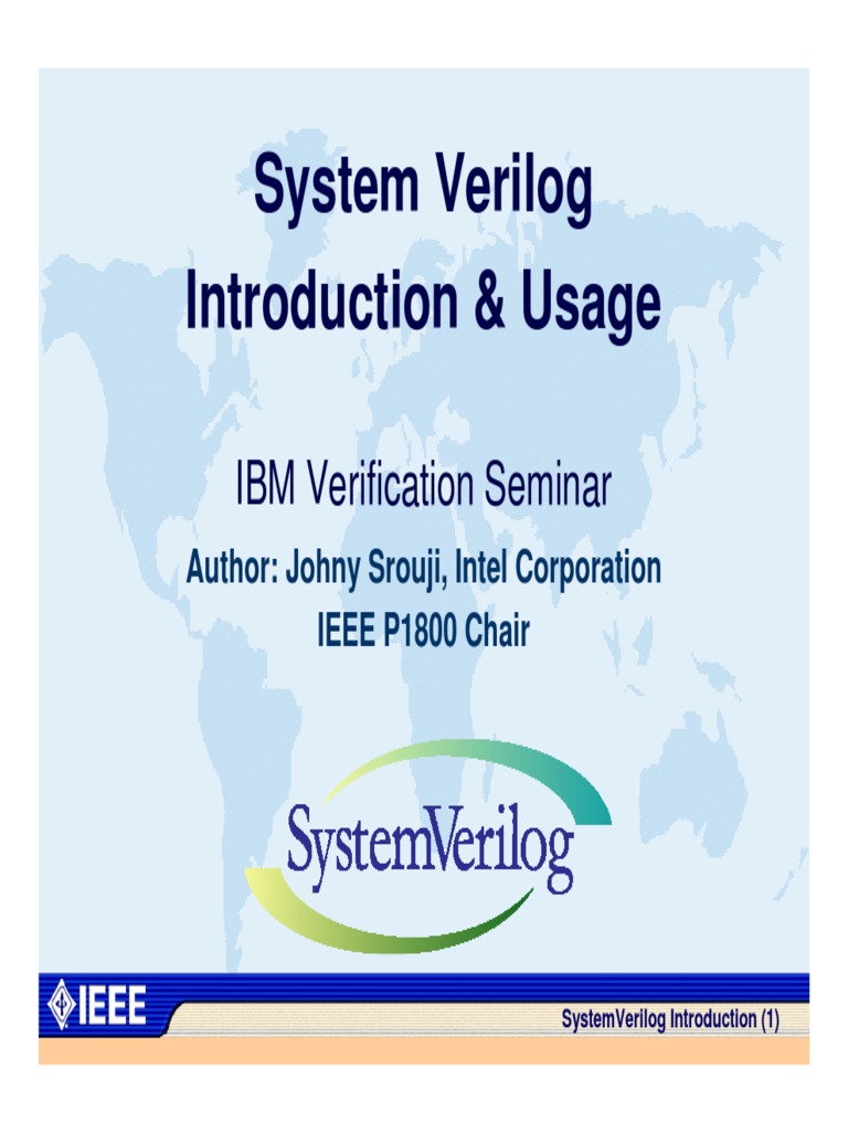 System Verilog Overview-Ibm | PDF | Class (Computer Programming) | Method (Computer Programming)