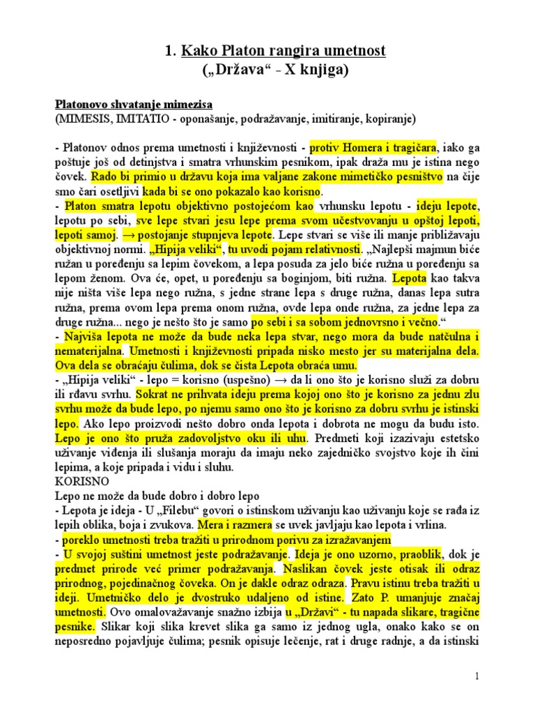 Estetika Skripte | PDF