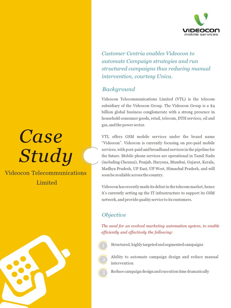 Case Study | PDF | Databases | Telecommunication