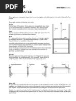 Sluice Gate (Fluid Mechanics) | PDF