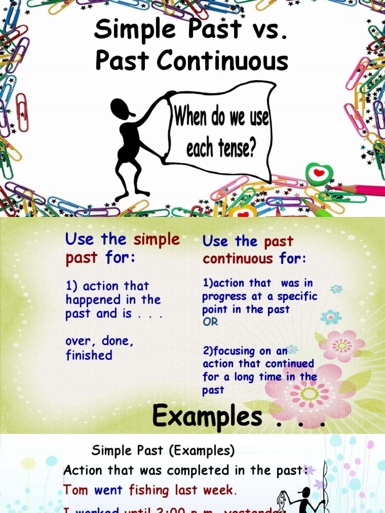 Simple Past Vs Continuous. | PDF | Linguistic Typology | Languages