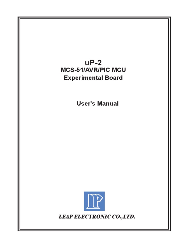 Users - Manual MCS-51 PDF | PDF | Microcontroller | Electrical Connector
