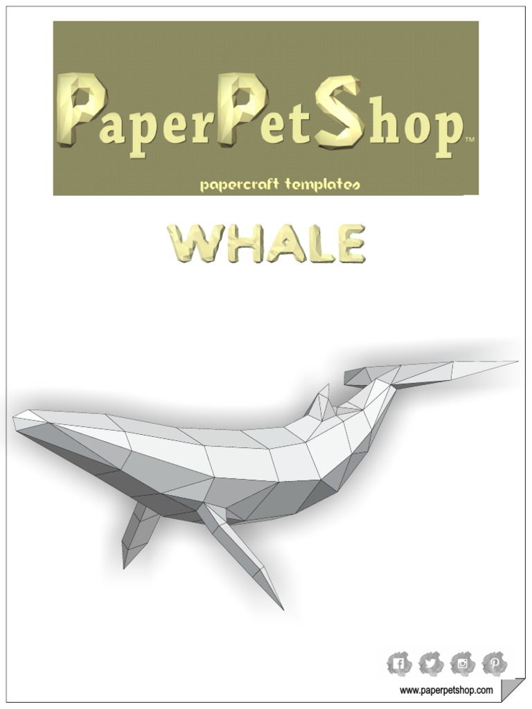 Wale Papercraft | PDF | Art Media | Graphic Design