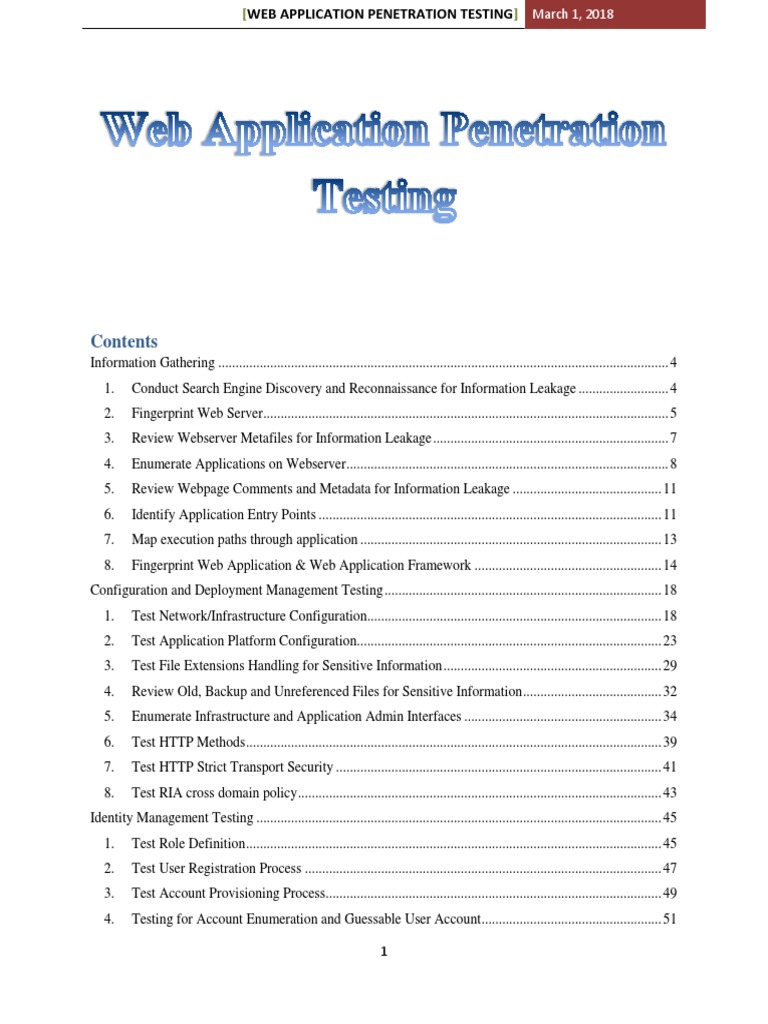 Web Application Security Testing | PDF | Hypertext Transfer Protocol ...