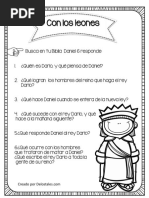 Actividades para niños: El Horno de Fuego | PDF | Daniel (figura bíblica)