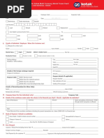 Kina Bank Personal Account Opening Form | PDF | Cheque | Banks