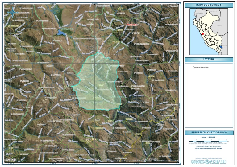 Mapa de Ubicacion: Centros Poblados | PDF