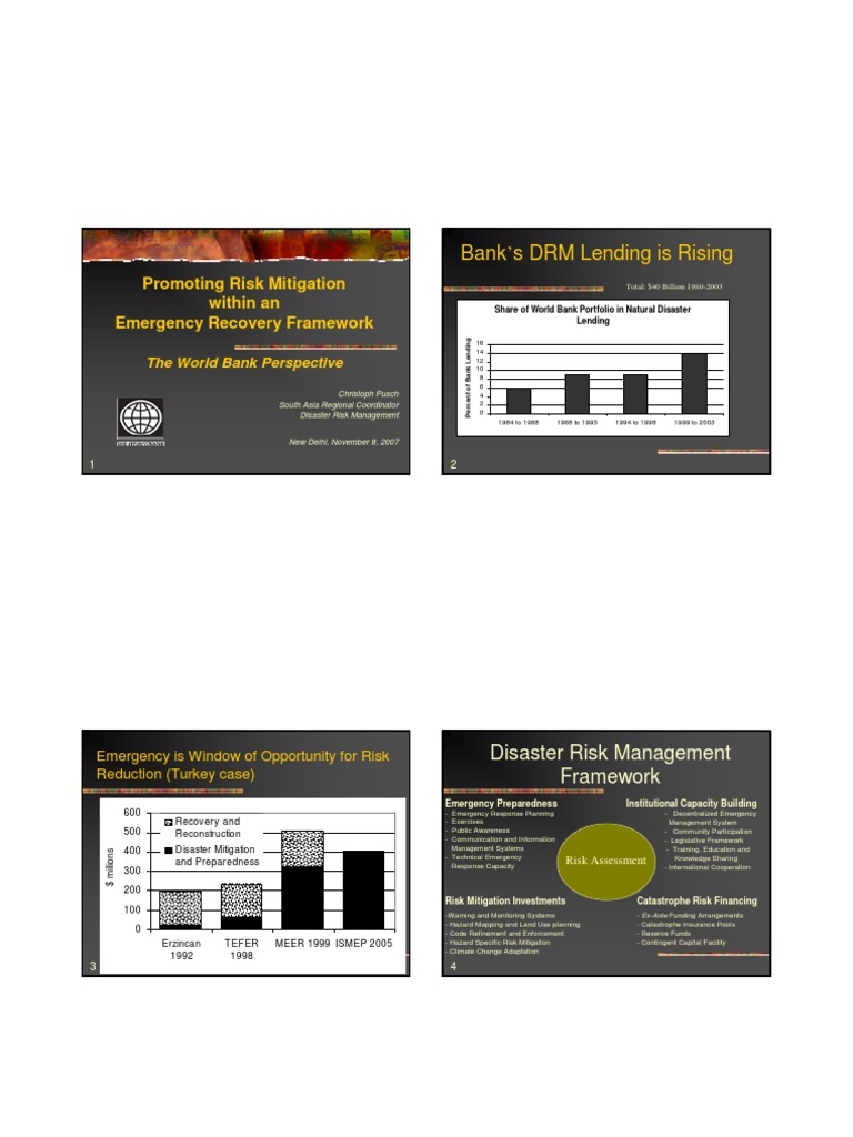 World Bank | PDF | Emergency Management | Disaster Risk Reduction