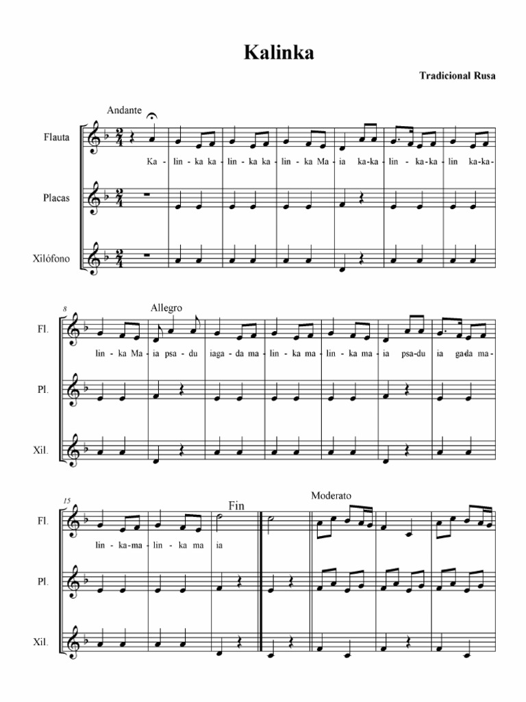 Kalinka PDF | PDF