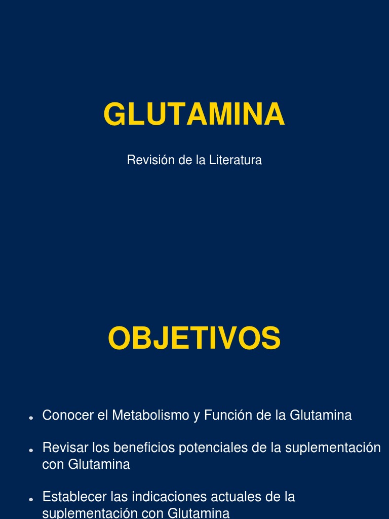 Glutamina | PDF | Biología Celular | Bioquímica