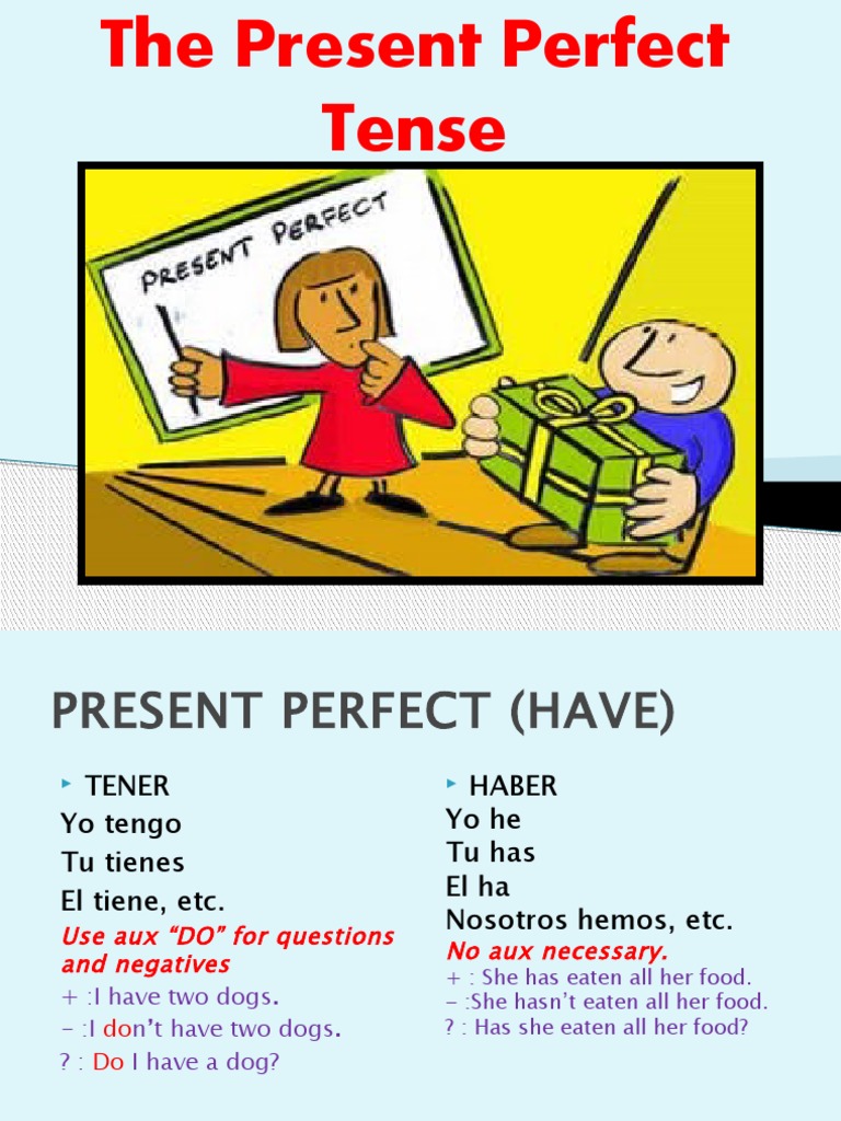 The Present Perfect Tense Grammar Guides 4745 | PDF | Perfect (Grammar ...