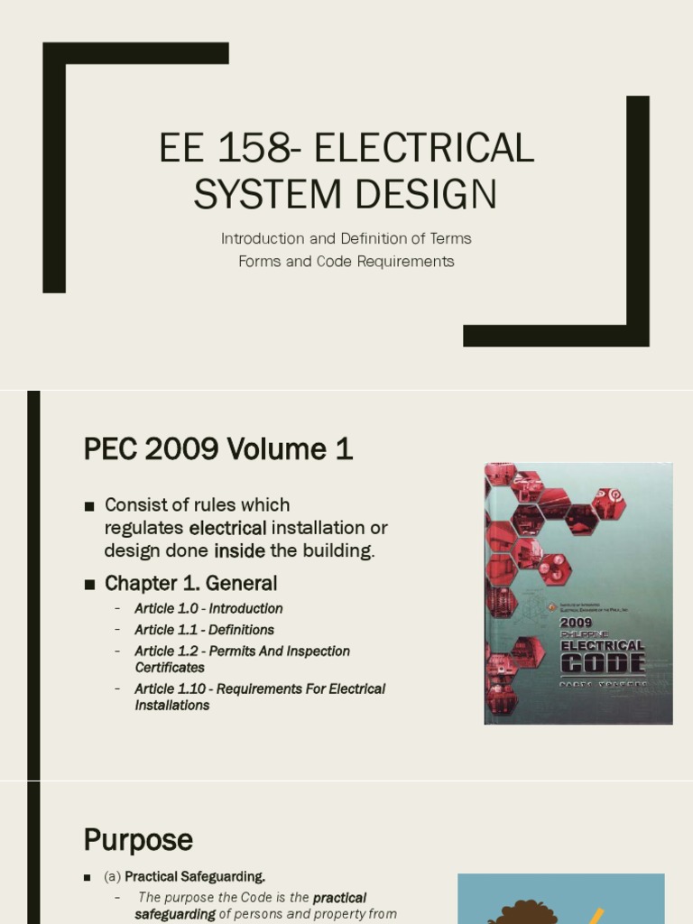Philippine Electrical System Design Guide | PDF | Electrical Wiring ...