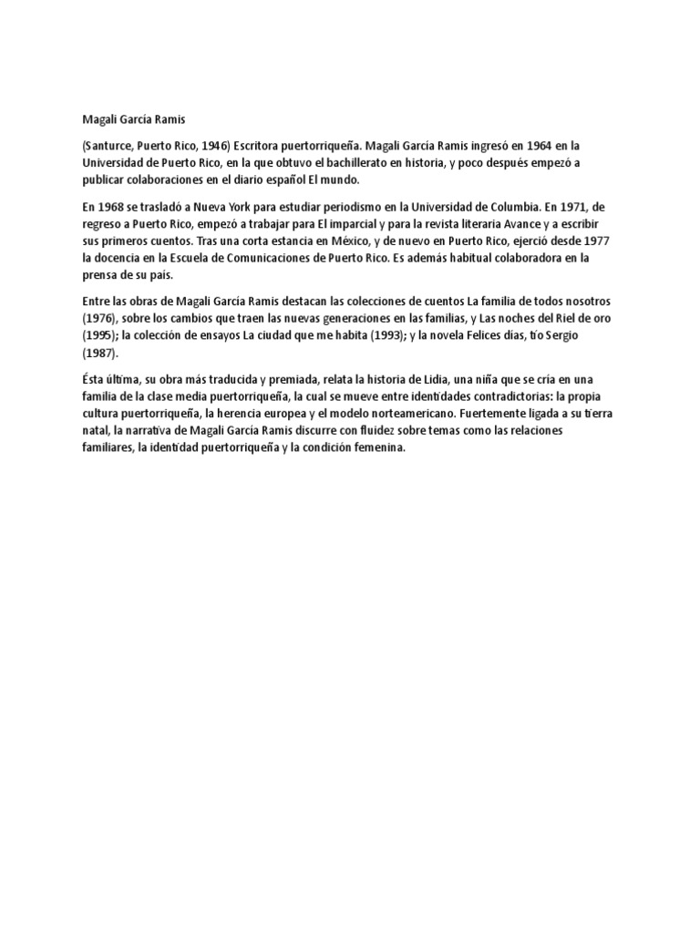 Magali García Ramis | PDF