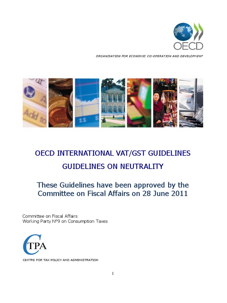 Oecd International Vat/Gst Guidelines Guidelines On Neutrality | PDF ...