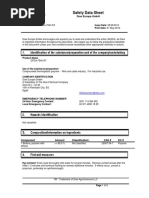 Material Safety Data Sheet: 1 Identification of Substance | PDF ...