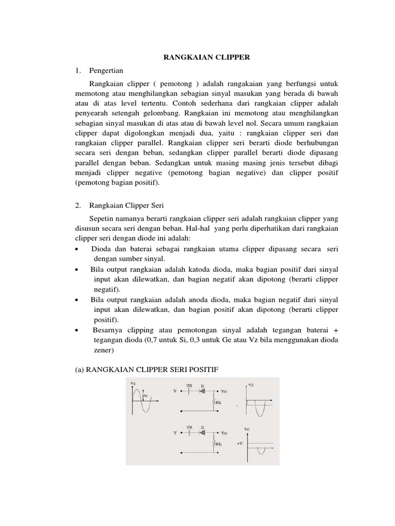 Rangkaian Clipper | PDF