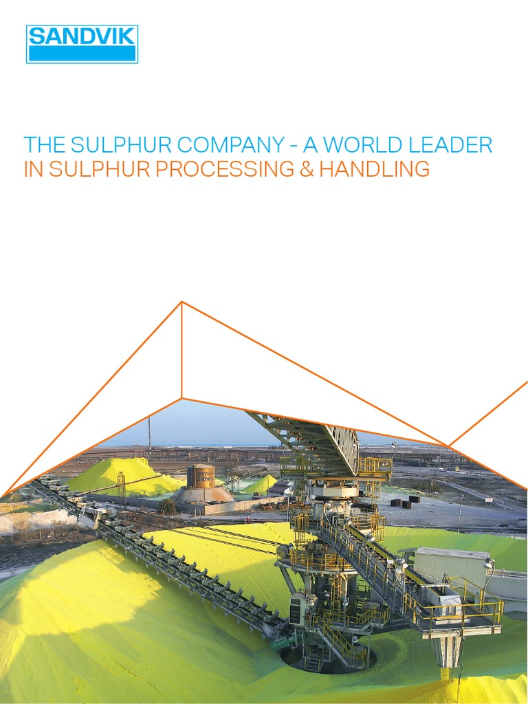 Sulphur Handling Presentation | PDF | Sulfur | Transport