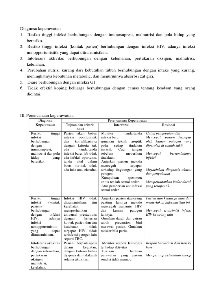 Diagnosa Keperawatan KMB 2 | PDF