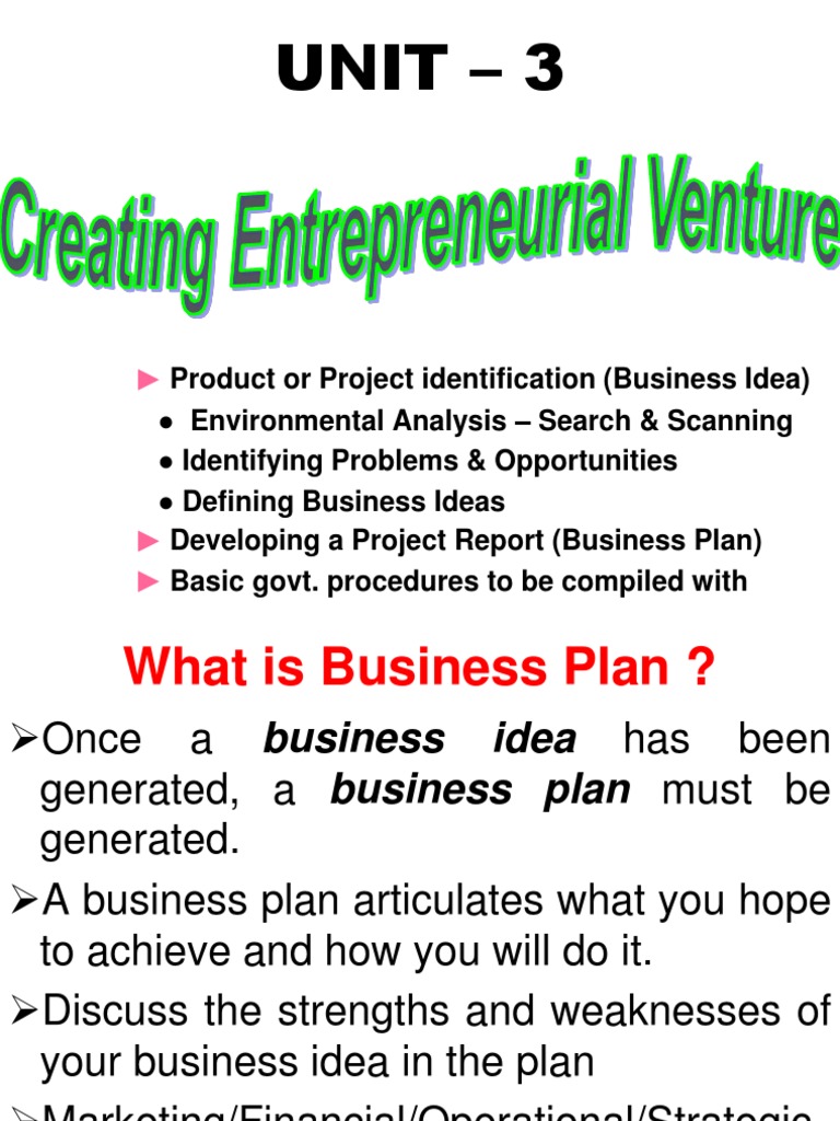 Creating Entrepreneurial Venture | PDF | Business Plan | Entrepreneurship