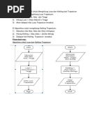 Algoritma Dan Flowchart Untuk Menghitung Luas Dan Keliling Lingkaran | PDF | Metode & Bahan Ajar