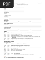 NFPA 25 2023 ITM Checklist Guide | PDF