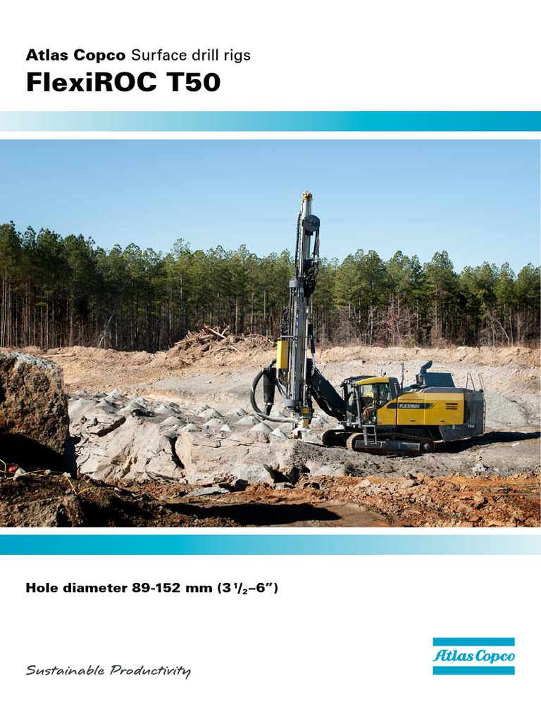 FlexiROC T50 | PDF | Drilling Rig | Drill