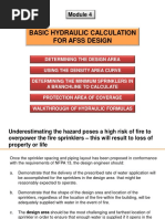 Fire Calculation | PDF | Pump | Fire Sprinkler System