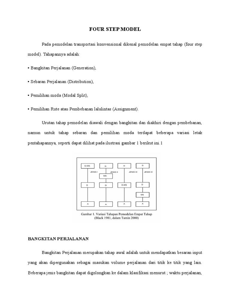 Four Step Model | PDF | Komputer