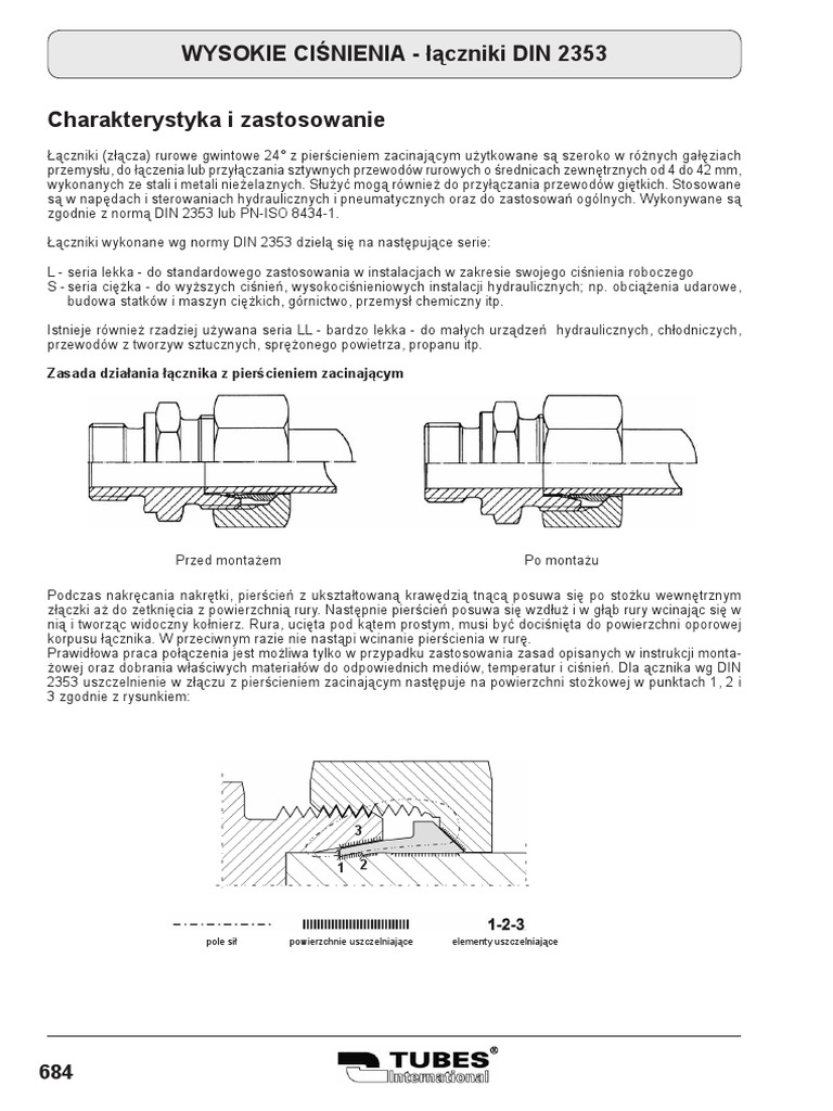 Laczniki DIN 2353 | PDF