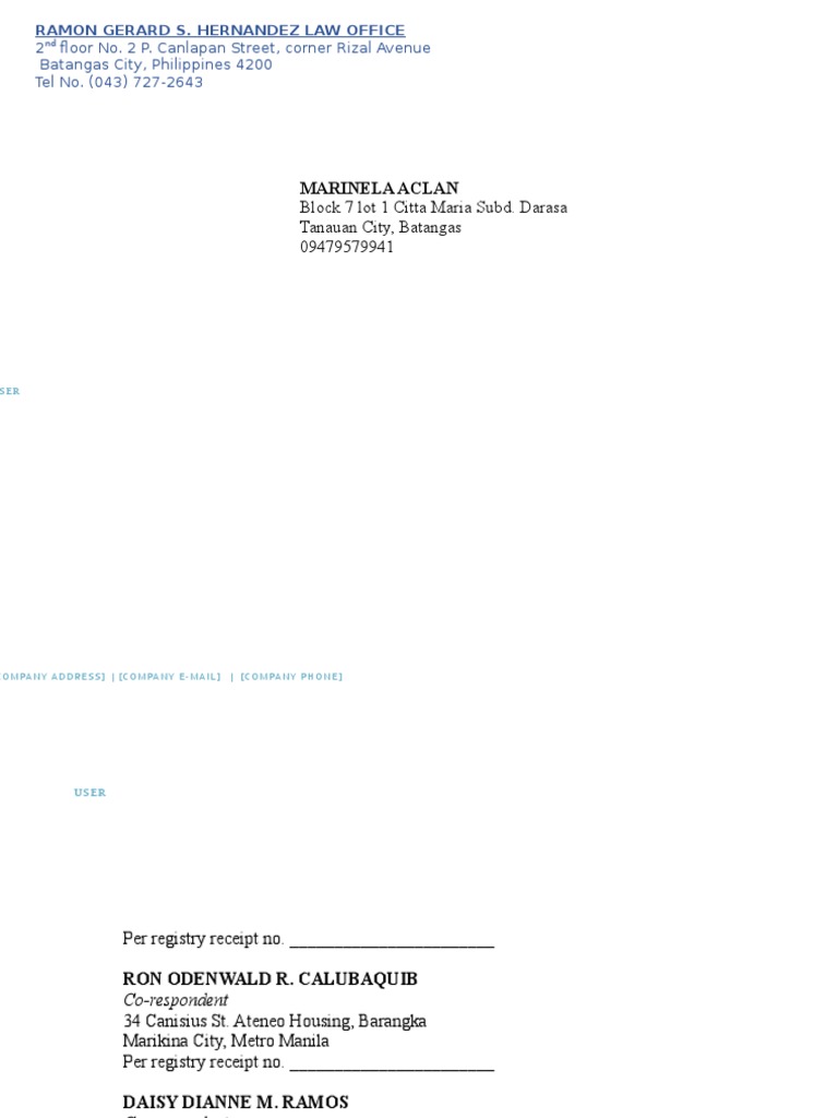 2 Floor No. 2 P. Canlapan Street, Corner Rizal Avenue Batangas City ...