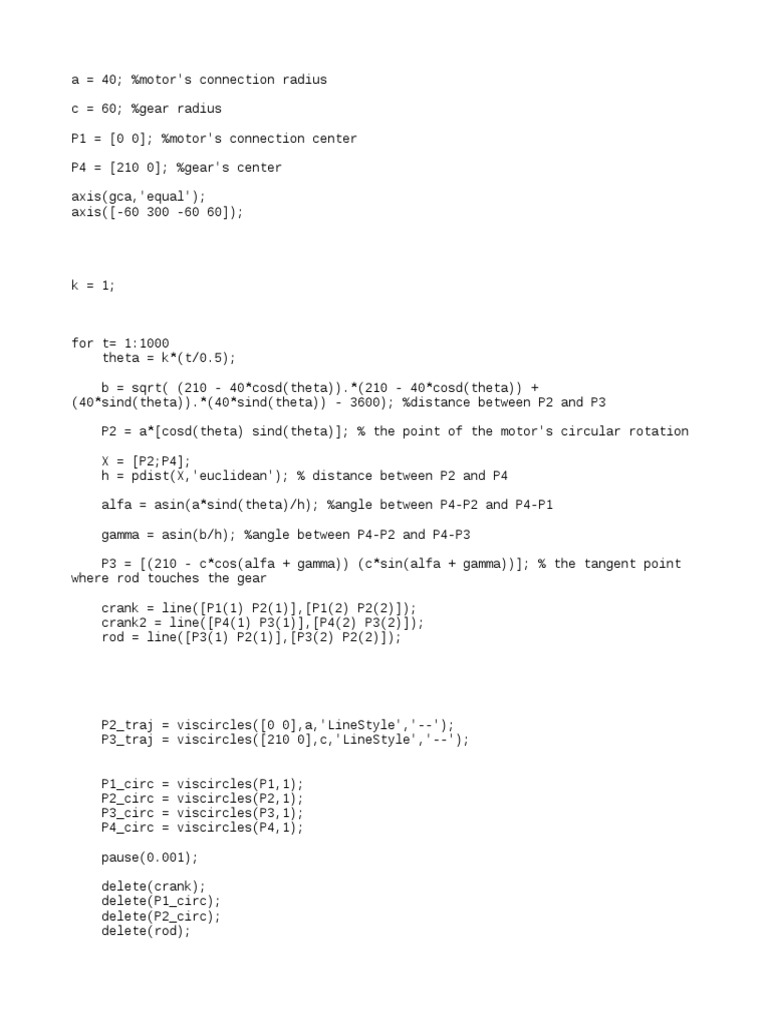 Wiper Matlab Code | PDF | Teaching Methods & Materials