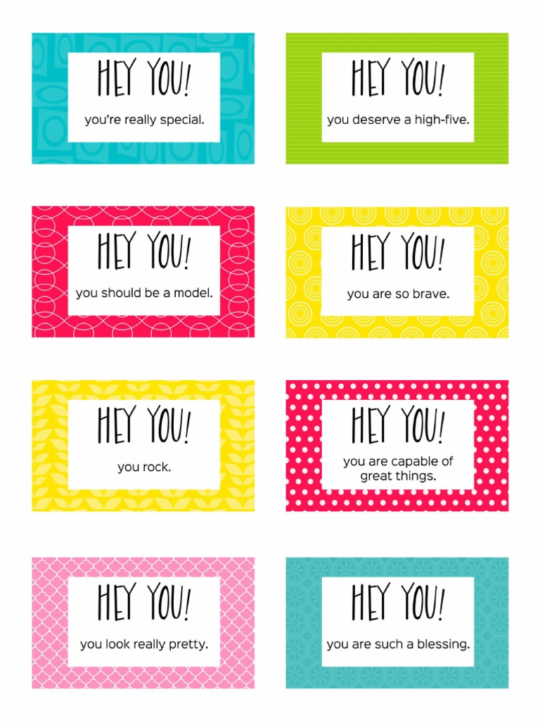Compliment Cards PDF | PDF