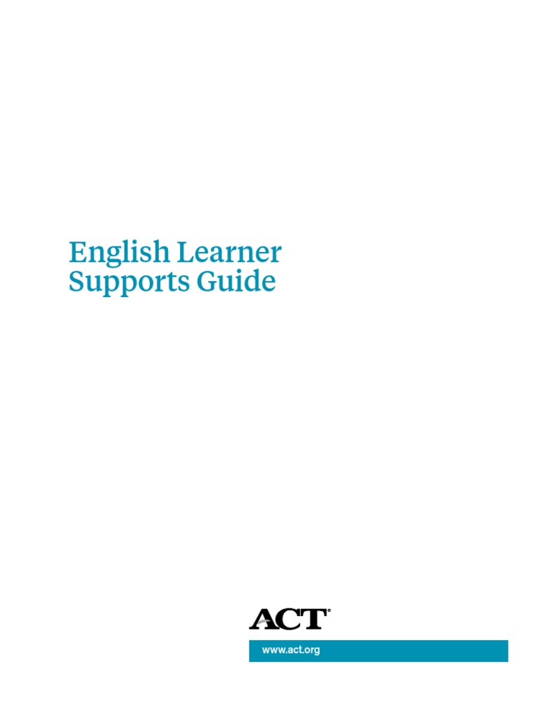 English Learner Supports Guide | PDF | Educational Assessment ...