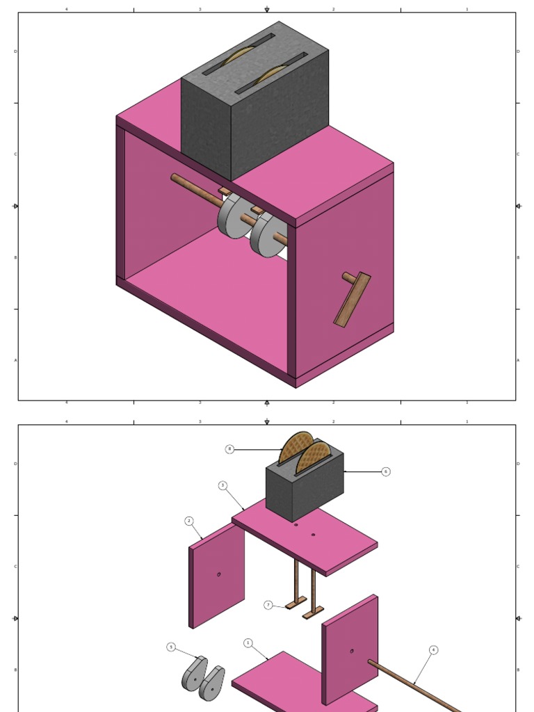 Technical Drawings For Toaster Automata 1 | Download Free PDF ...