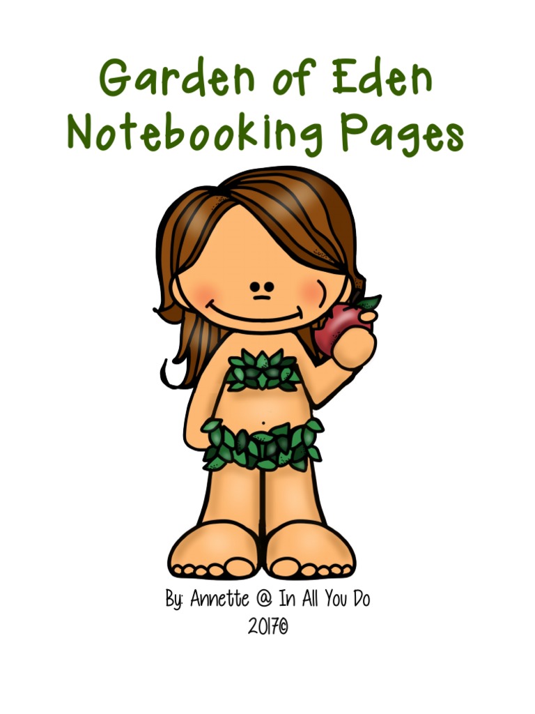 Garden of Eden Notebooking Pages Pack FINAL | PDF | Copyright | Download