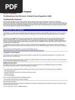 TSCA Declaration Template | PDF