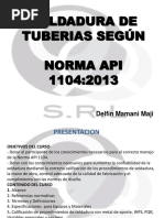 NORMA API 1104 Traducccion | PDF | Soldadura | Construcción