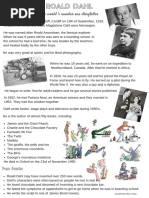 Roald Dahl Fact File-1 | PDF | General Fiction