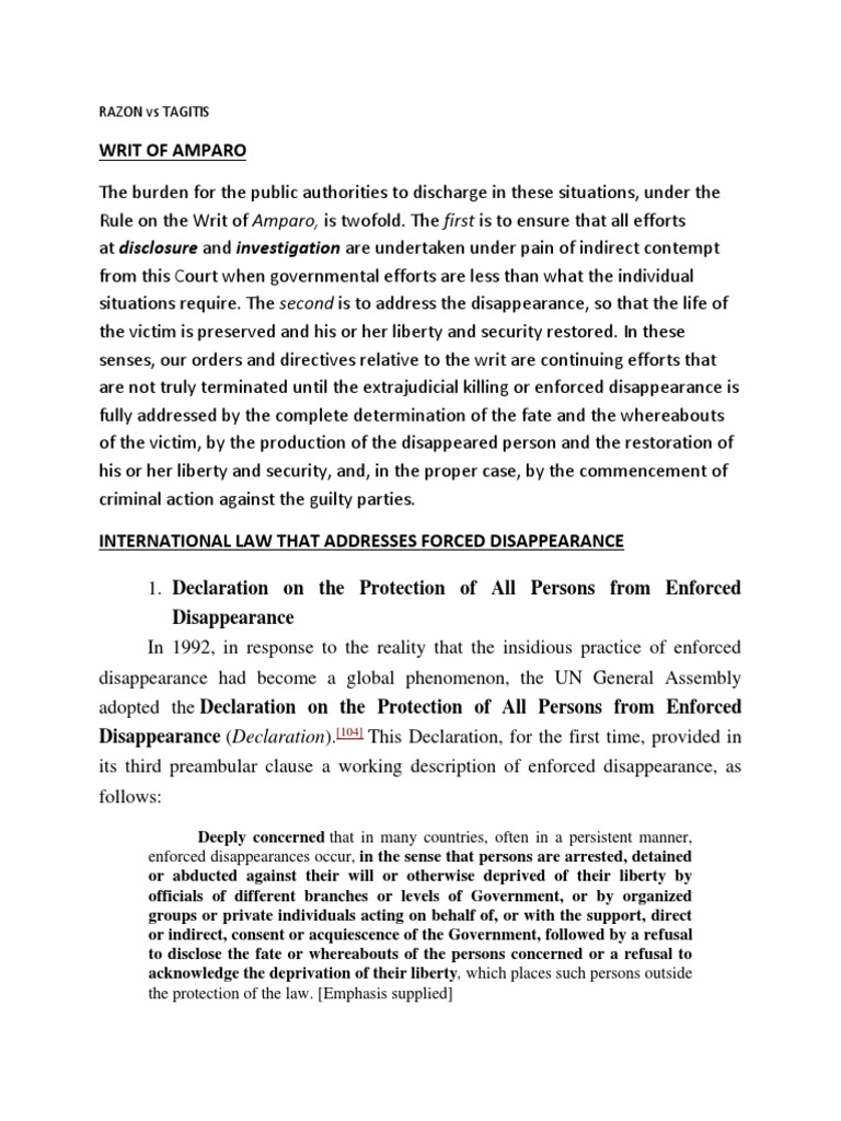 Razon Vs Tagitis | PDF | International Law | Treaty