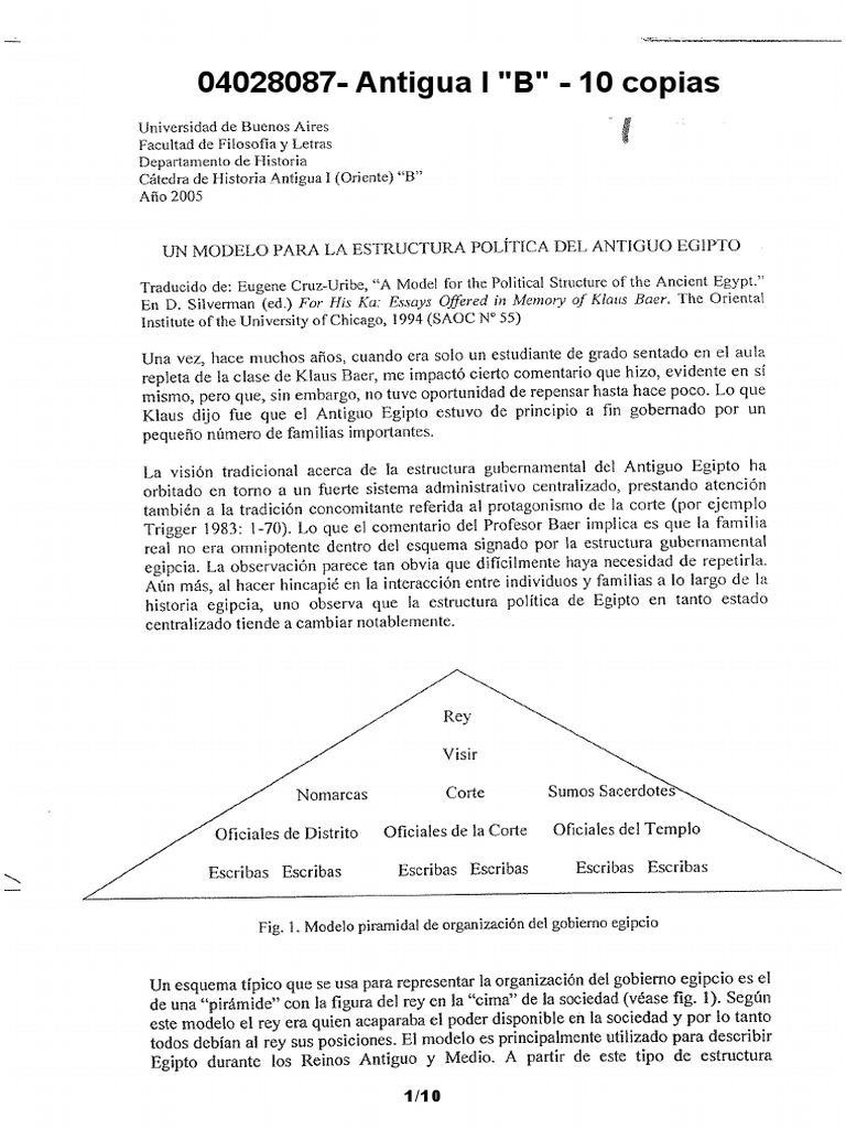 CRUZ URIBE - Un Modelo para La Estructura PDF | PDF