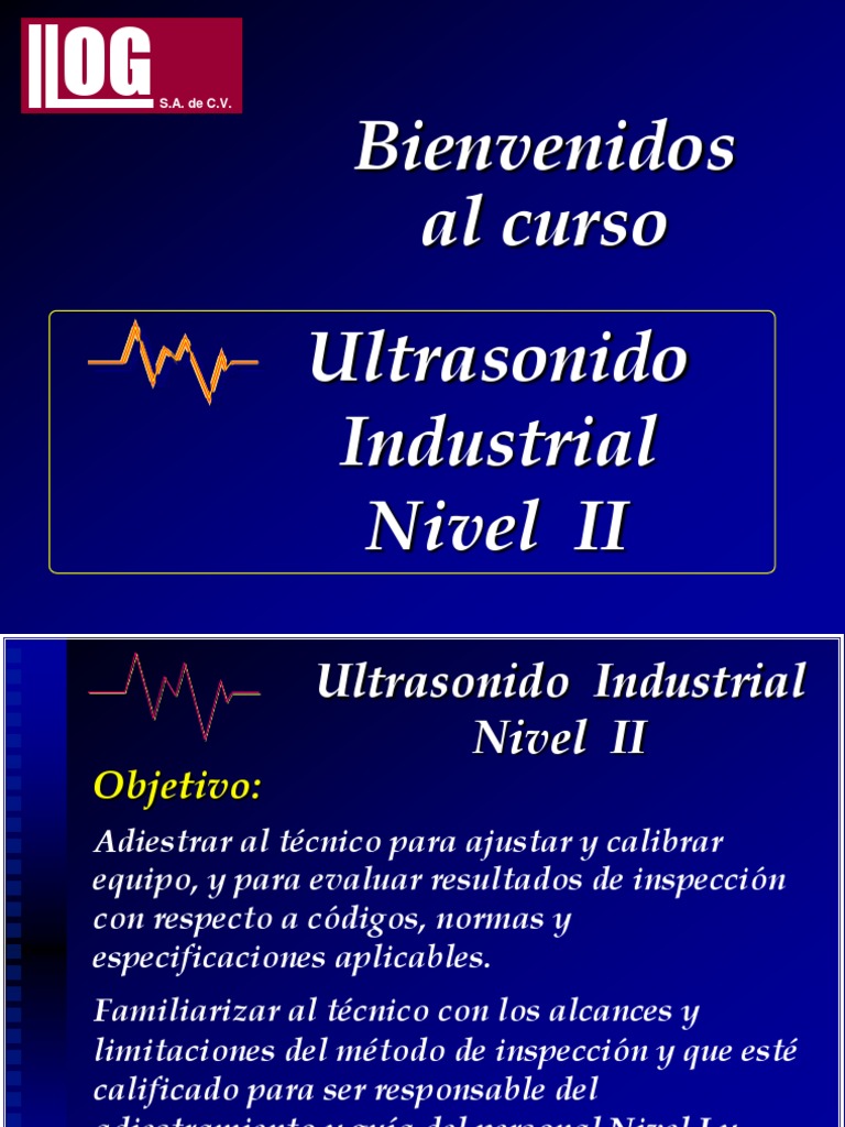 Curso de Ultrasonido Industrial Nivel II | PDF | Refracción | Olas