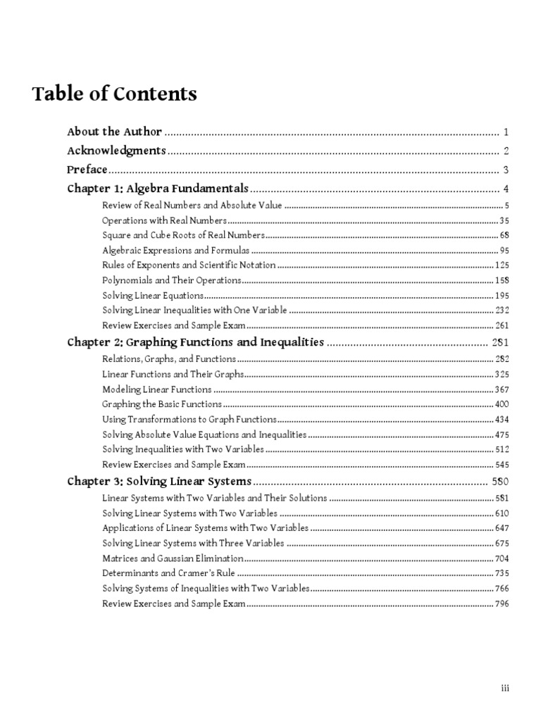 Advanced Algebra | PDF | Exponentiation | System Of Linear Equations