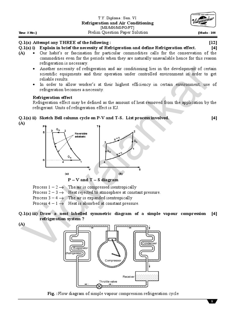 Refrigeration COP Calculation | PDF | Greenhouse Effect | Air Conditioning