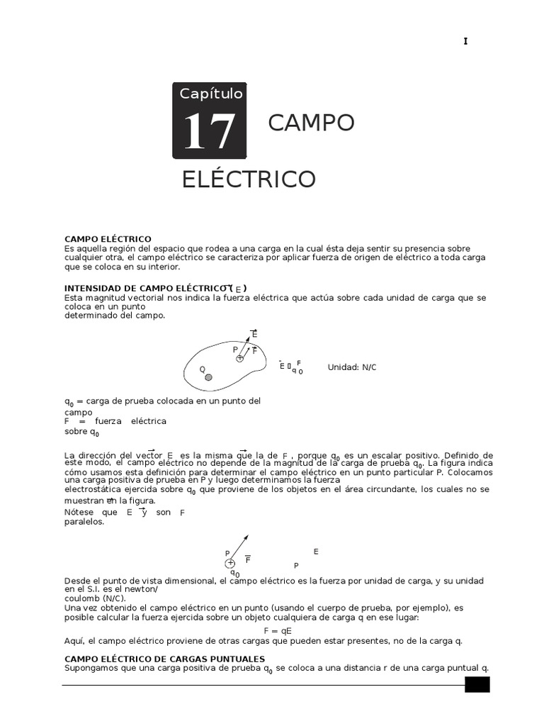 Física 5to Secundaria 17 | PDF | Campo eléctrico | Fuerza