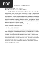 After Activity Report Sample | PDF | Sports & Recreation | Travel