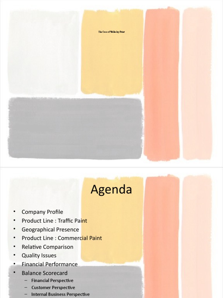 The Case of Wellesley Paint-Final | PDF | Inventory | Paint