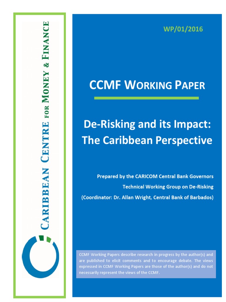 De-Risking and Its Impact CCMF Working Paper | PDF | Financial Action ...